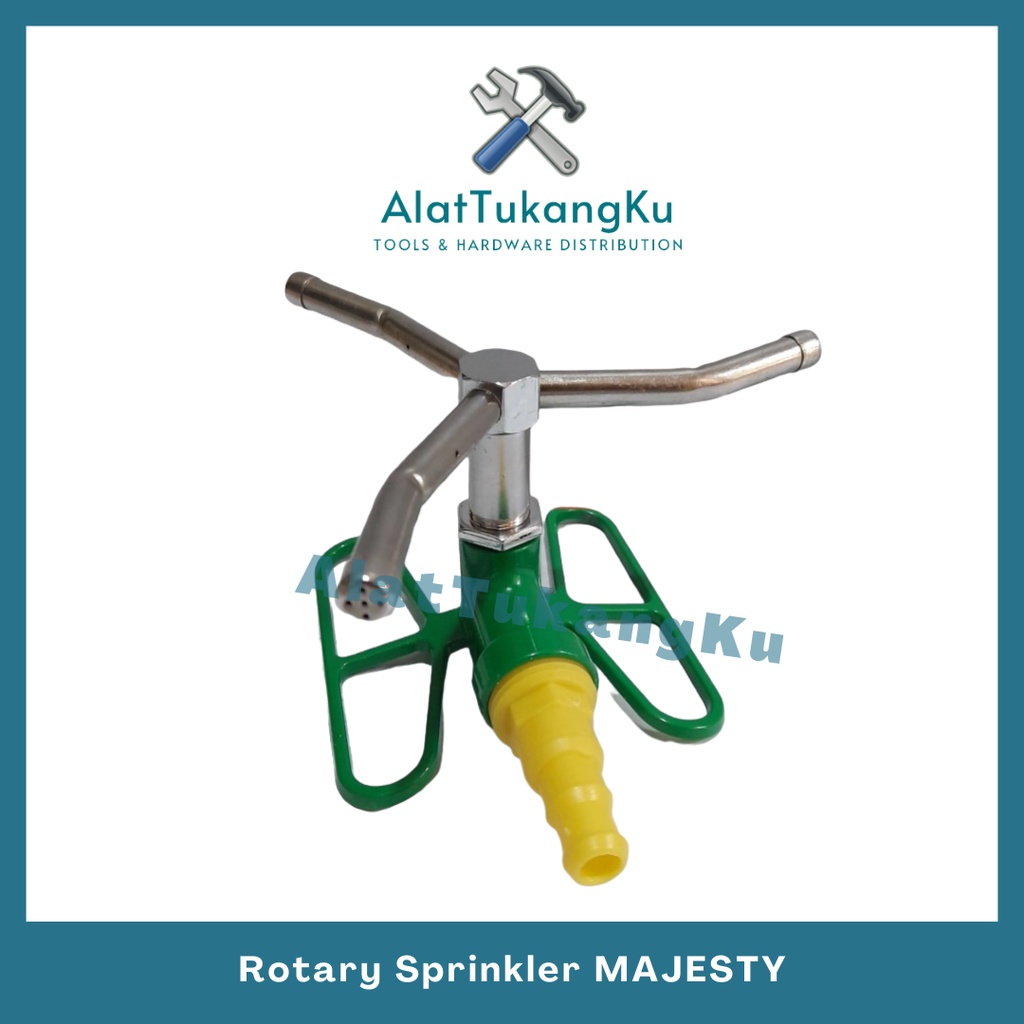 Jual Alat Penyiram Taman Otomatis Majesty / Air Mancur Besi Berputar ...