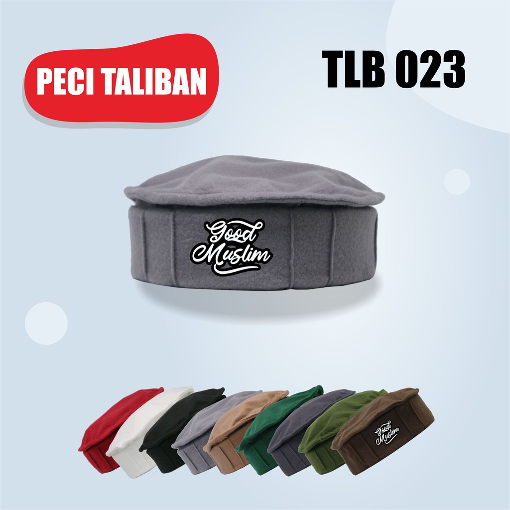 Jual Peci Pakol Taliban Good Muslim Topi Muslim Rosalhat Kopiah ...