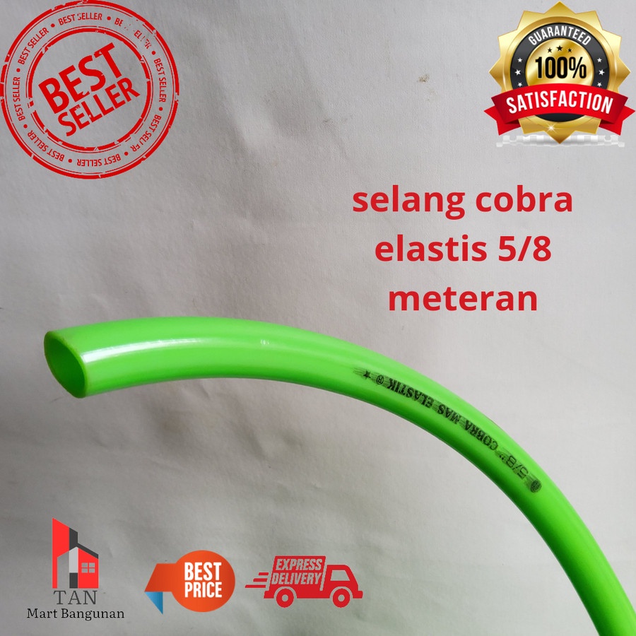 Jual Selang Air Elastis 5/8 Merk COBRA MAS Elastis Tebal Ukuran Kran Air | Shopee Indonesia