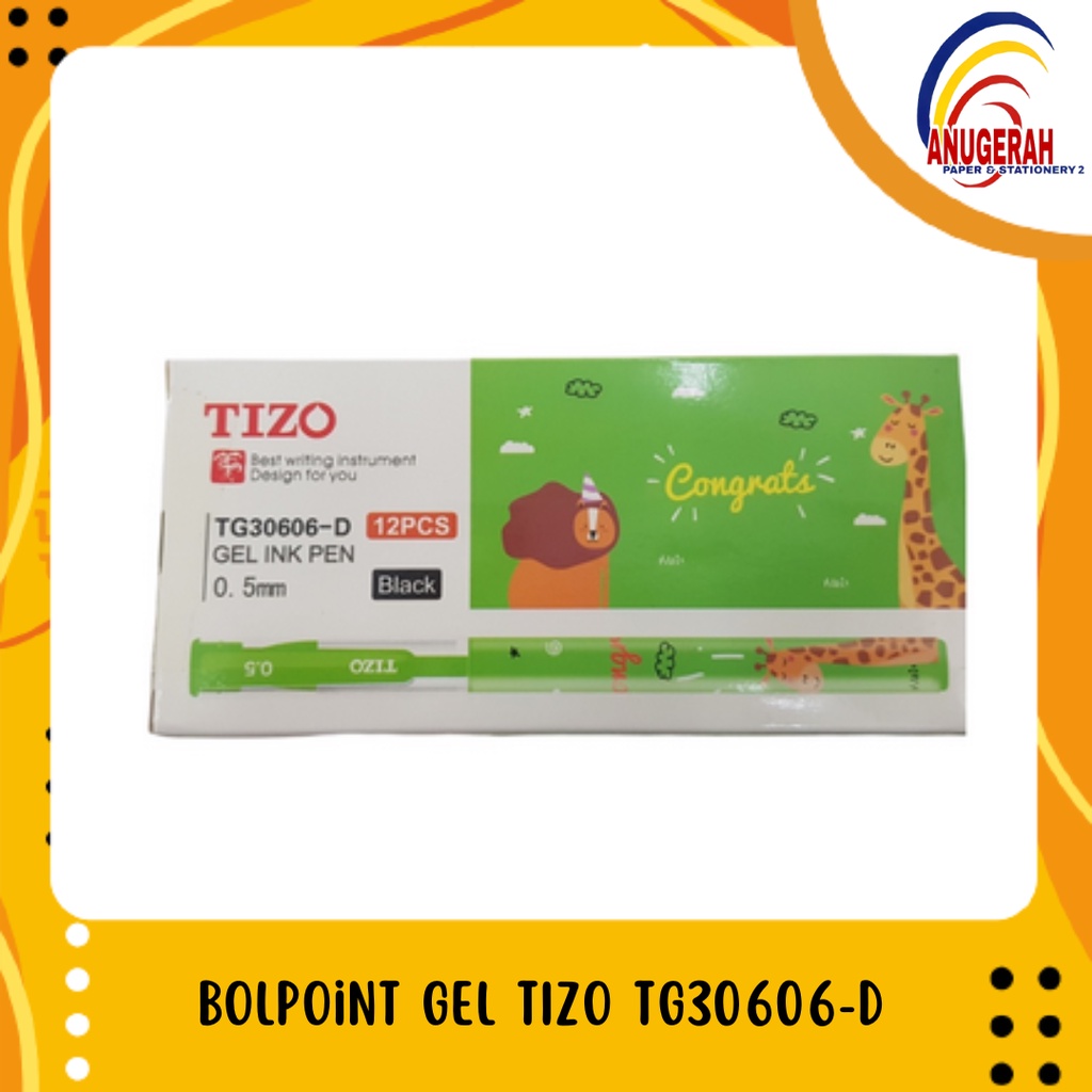 Jual Bolpoint gel TIZO TG30606-D (LSN) | Shopee Indonesia