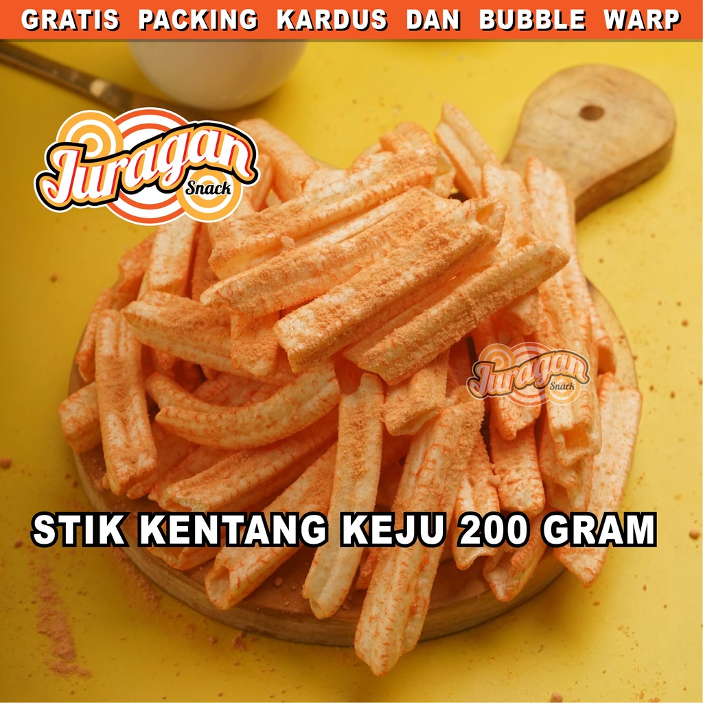 Jual STIK KENTANG KEJU FRENCH FRIES 200 gram snack kiloan makanan ...