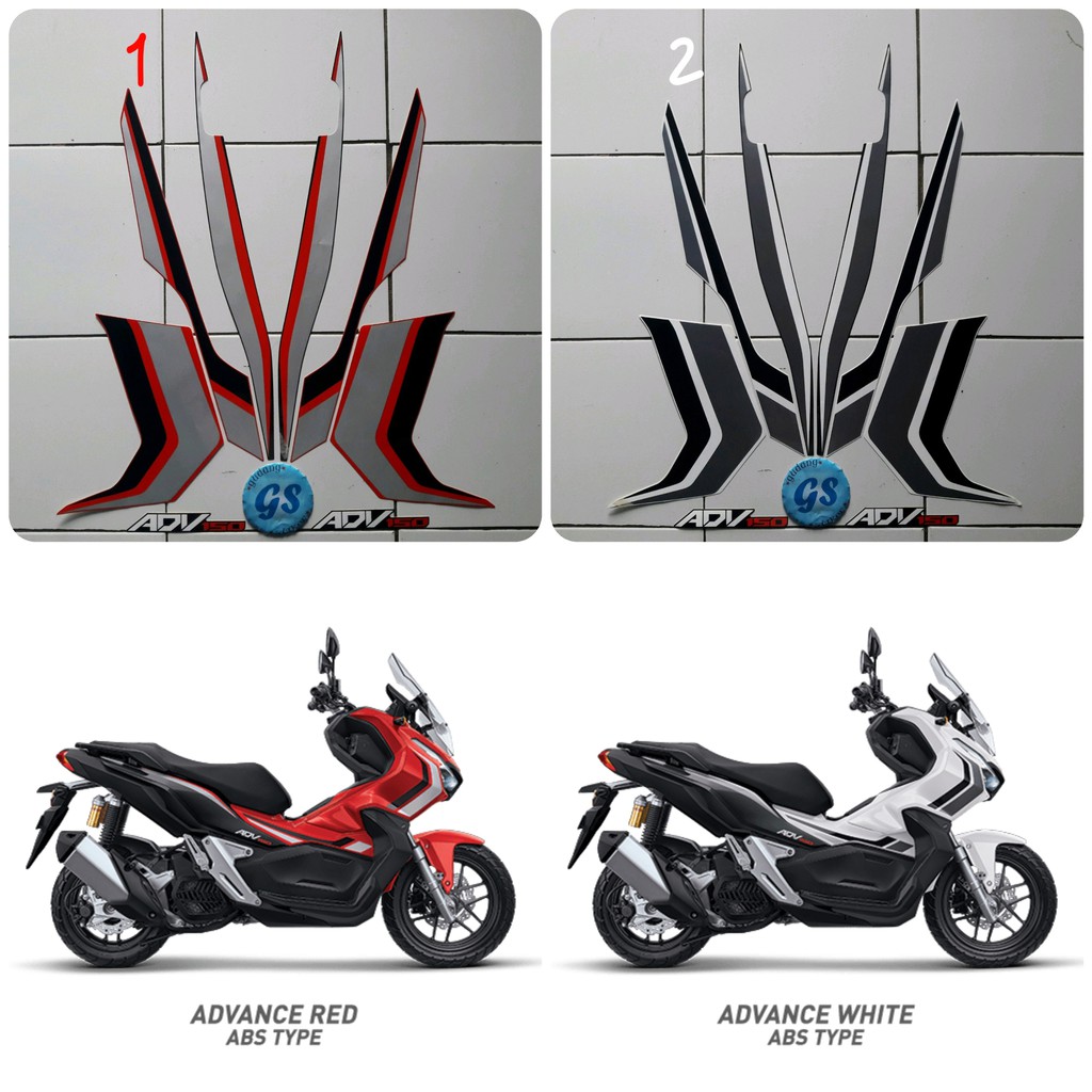 Jual STIKER STRIPING LIS FULLBODY MOTOR HONDA ADV 150 TAHUN 2019 ...
