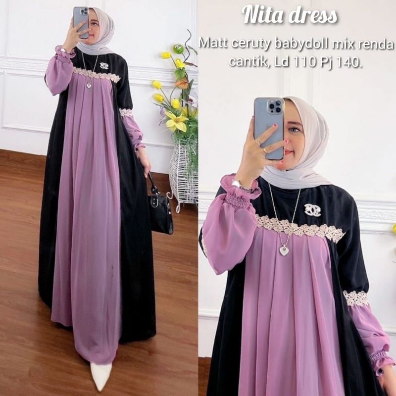 Jual Nita Dress (tanya stock) | Shopee Indonesia