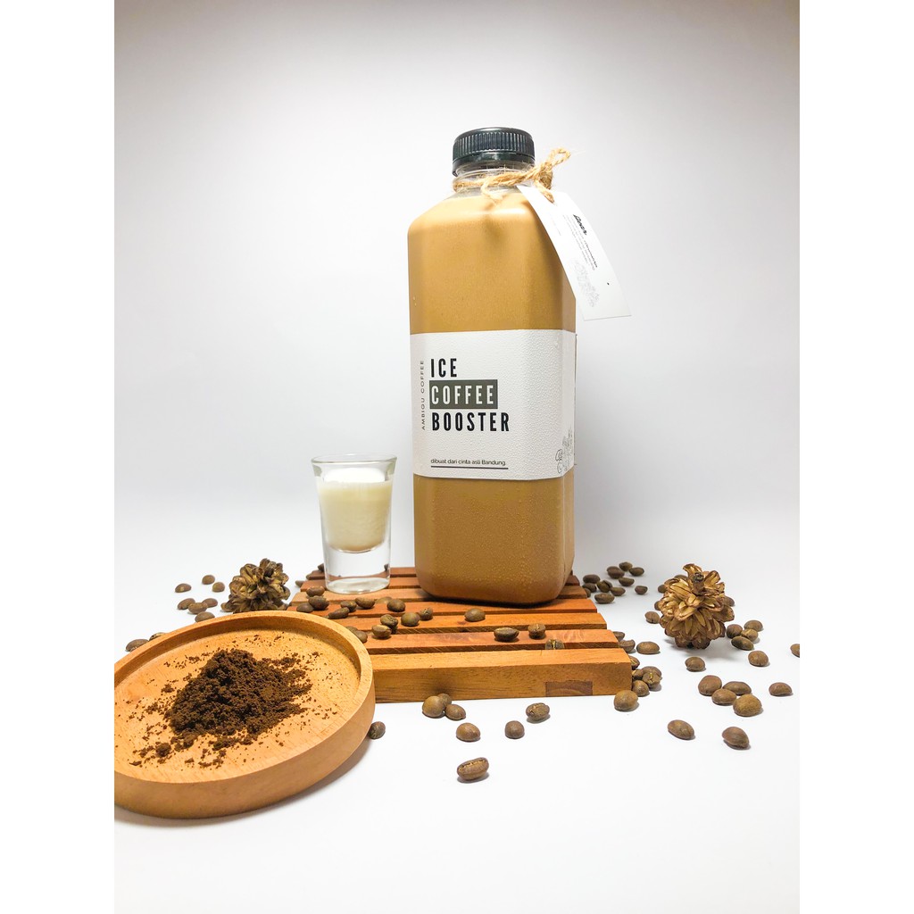 Jual ES KOPI SUSU LITERAN | ICED COFFEE BOOSTER (khusus GOSEND same day ...