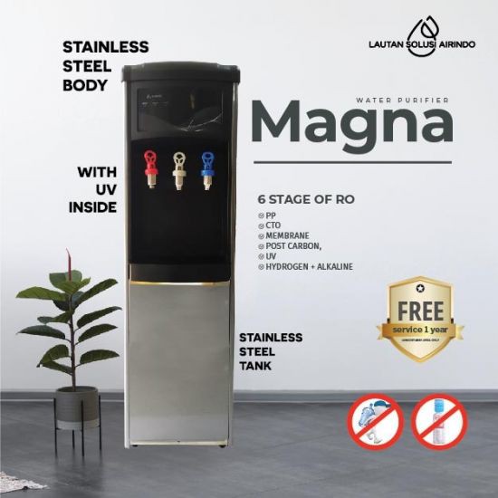 Jual PUREVE WATER PURIFIER REVERSE OSMOSIS DISPENSER MAGNA (HANYA AREA ...