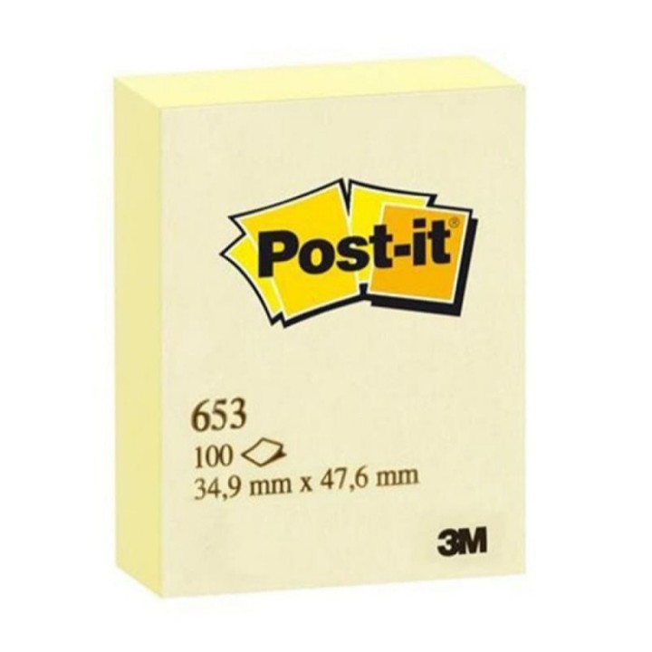 Jual Kertas Memo Sticky Notes 3M Post It 653 (Satuan) | Shopee Indonesia