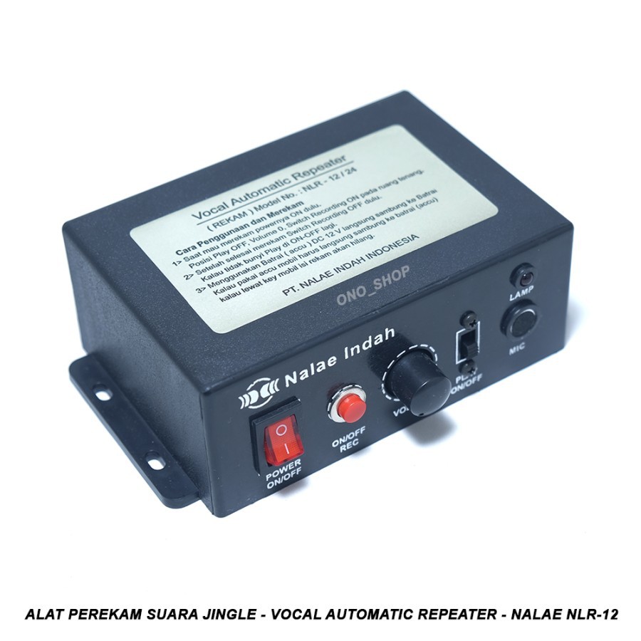 Jual Alat Perekam Suara Jingle - Vocal Automatic Repeater - Nalae NLR ...