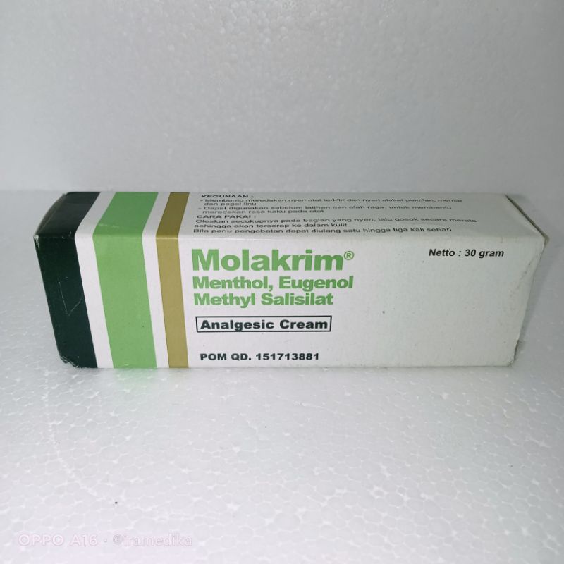 Jual MOLAKRIM Analgesic Cream 30gr | Shopee Indonesia