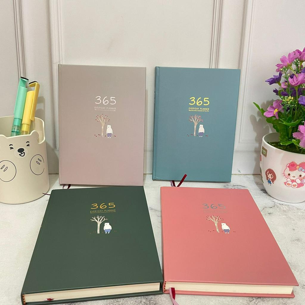Jual Buku Agenda Planner 365 days / Plan Book tebal lengkap Bergambar ...
