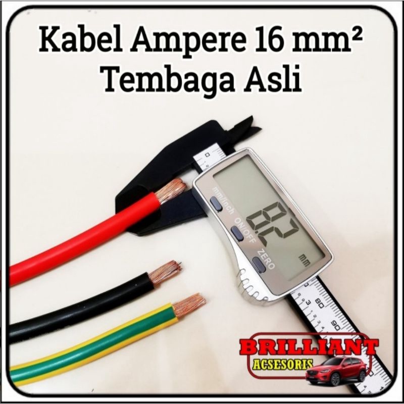 Jual Kabel Ampere 16mm ² - Kabel Single Serabut Tembaga Asli - Otomotif ...