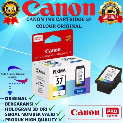 Jual Tinta Canon Cl-57 Colour Original - tinta printer original | Shopee Indonesia
