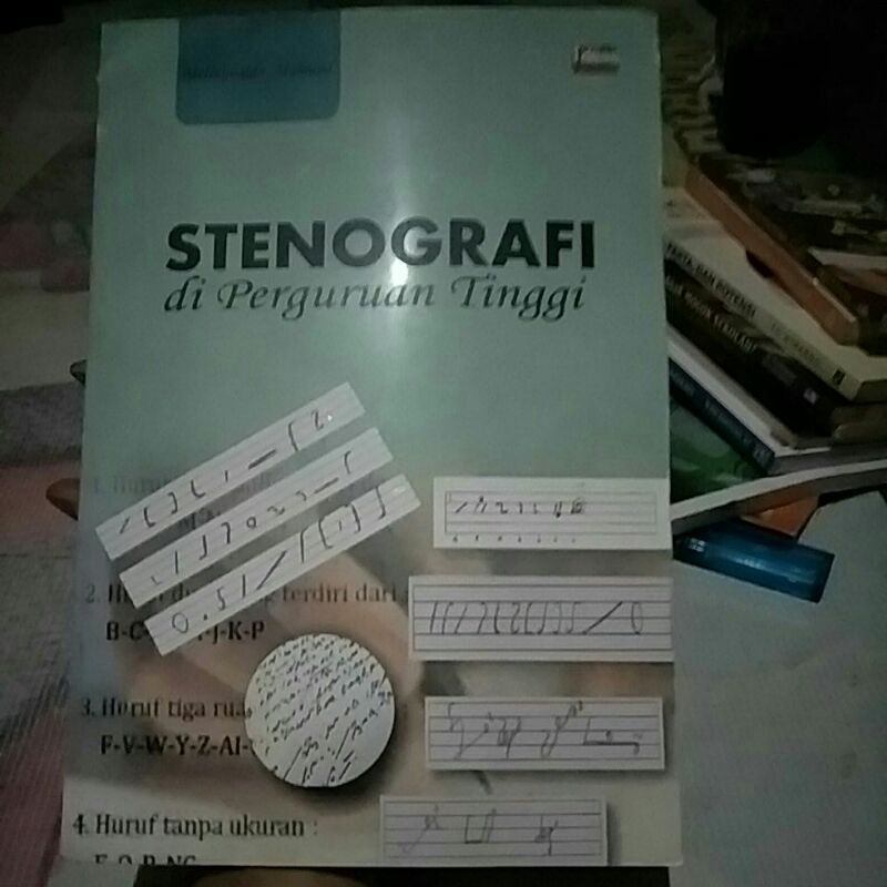 Jual BUKU Stenografi di Perguruan Tinggi Melizubaida Mahmud. penulisan huruf, angka, rangkap ...
