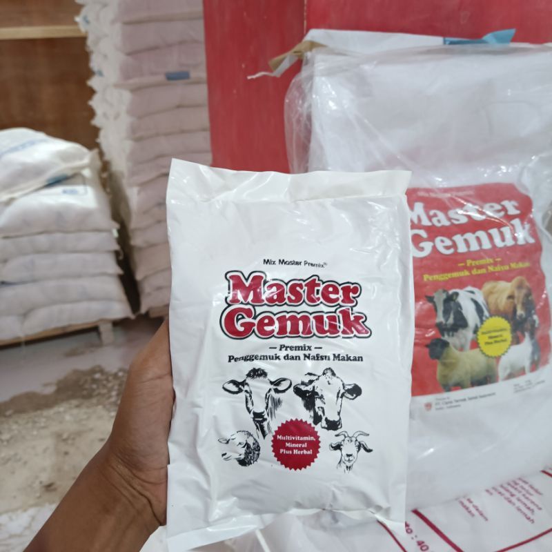 Jual Premix Master Gemuk untuk Penggemuk danNafsu Makan Obat PMK Pakan ...