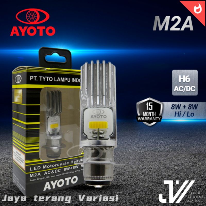 Jual LAMPU LED motor AYOTO M2A H6 AC/DC BEBEK/MATIC / DOP K1 AYOTO M2A H6 | Shopee Indonesia