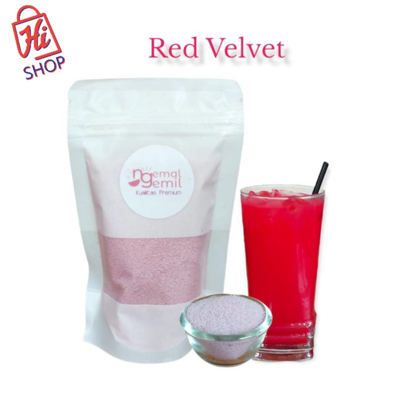 Jual Bubuk Minuman Rasa Red Velvet Serbuk Minuman Kekinian Red Velvet ...