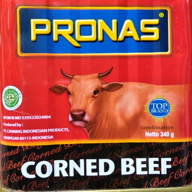 Jual Kornet daging sapi corned beef pronas 340g | Shopee Indonesia