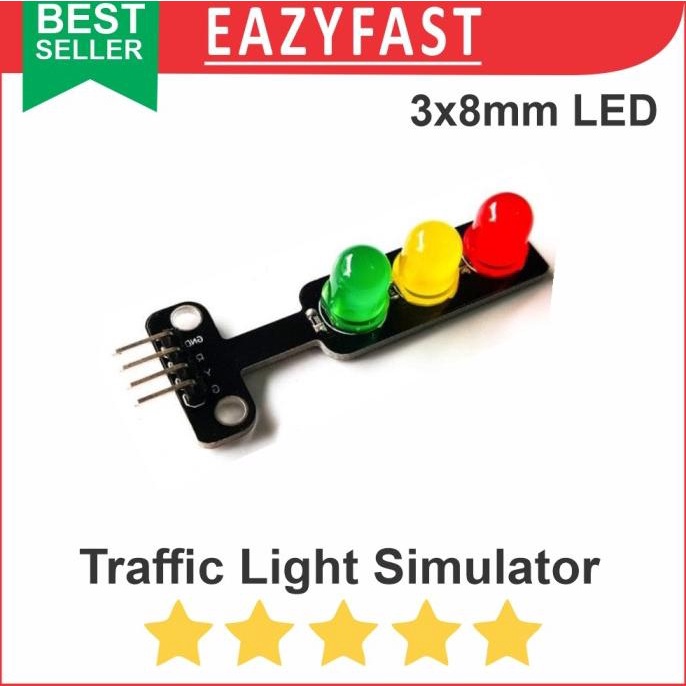 Jual Traffic Light Simulator Lampu Lalu Lintas 3 x 8MM Led Module ...