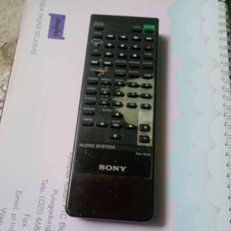 Jual Remote Audio System Sony RM-S150 Original | Shopee Indonesia