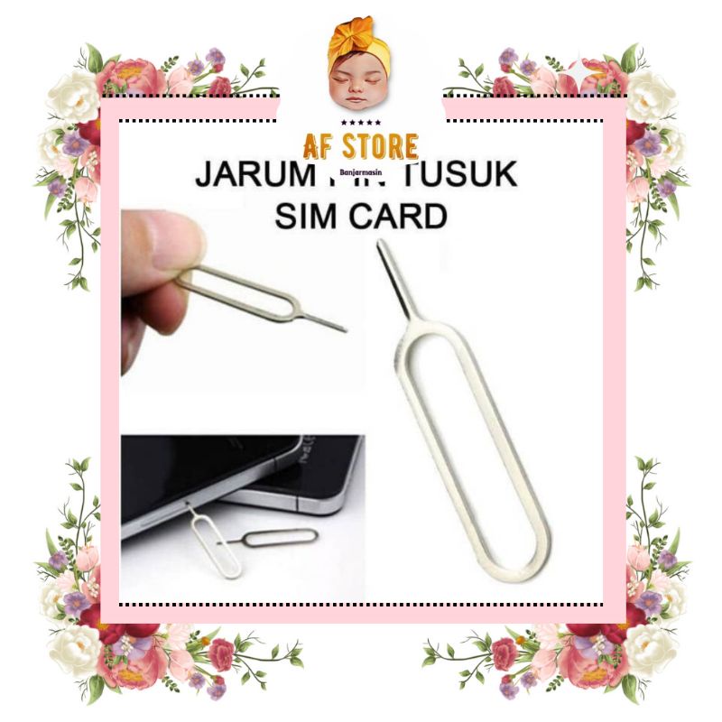 Jual SIM JARUM SIM CARD TRAY TUSUK EJECTOR SIM CARD SIM INJECTOR ...