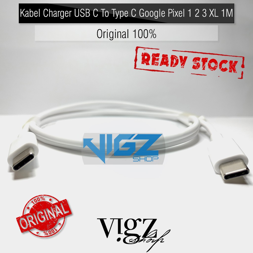 Jual Kabel Charger Data Original USB C To Type C Google Pixel 1 2 3 XL ... Jual Kabel Charger Data Original USB C To Type C Google Pixel 1 2 3 XL ...