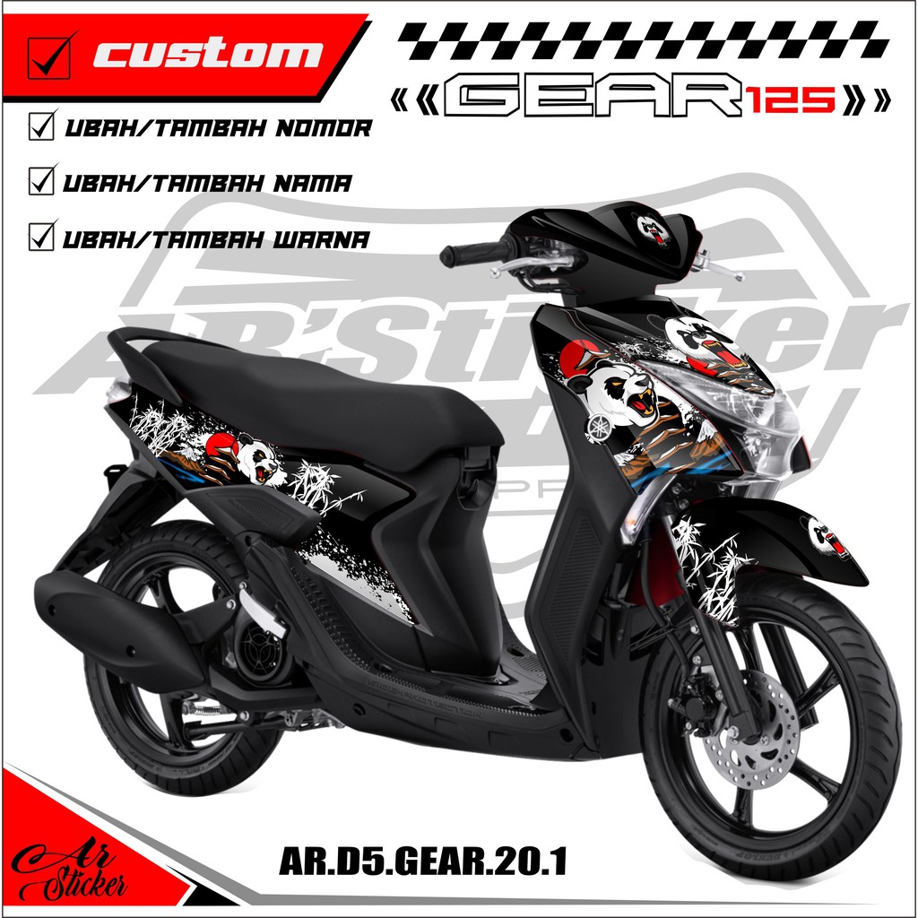 Jual Decal Sticker Yamaha Mio Gear 125 full body - Decal Stiker Gear ...