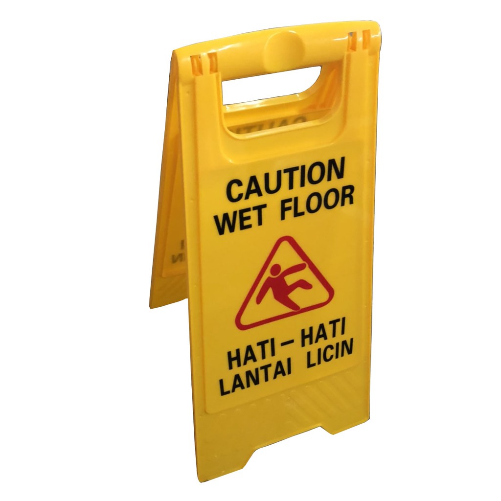 Jual Promo Warning Sign Floor Wet Floor Papan Peringatan -Lantai Basah ...