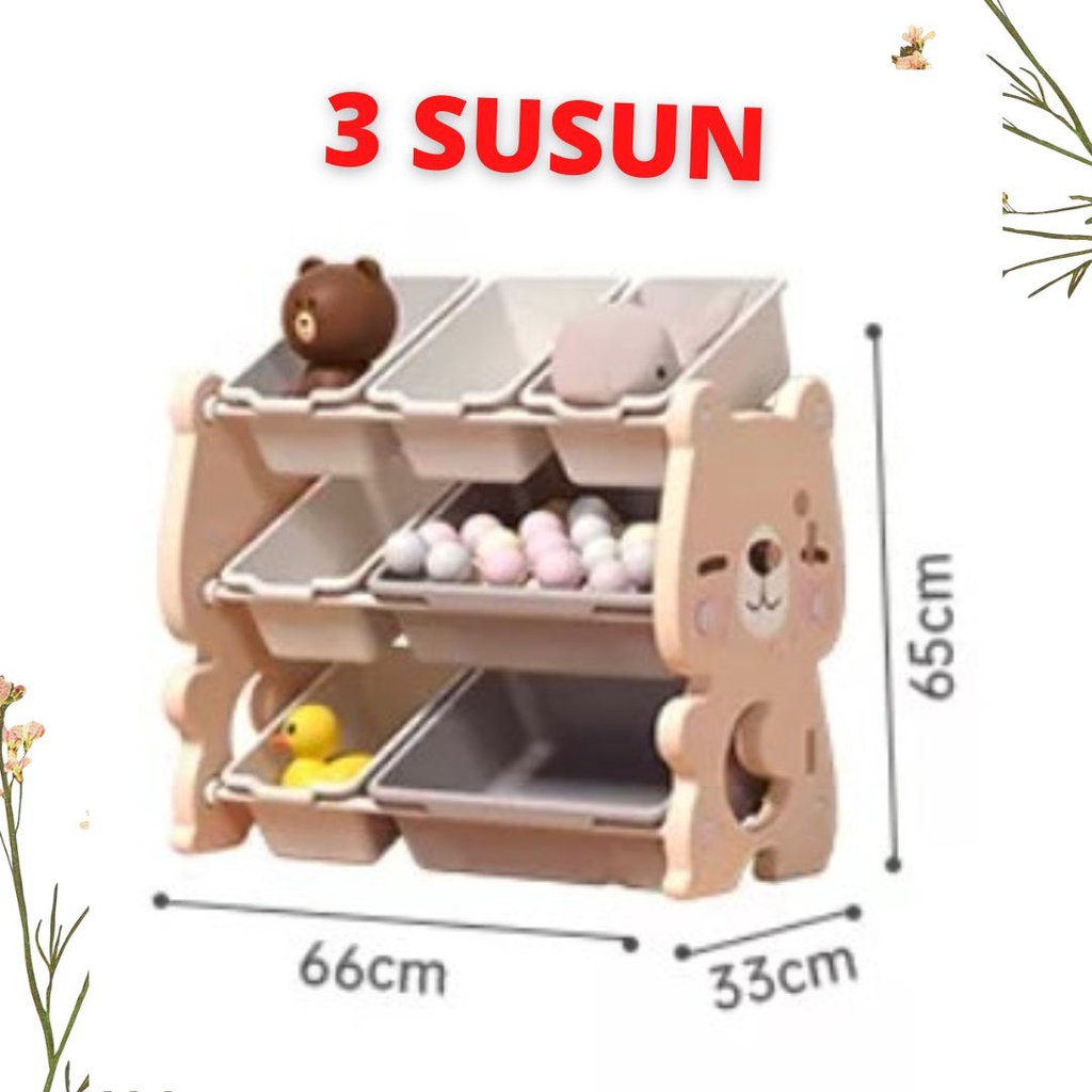 Jual Rak Mainan Susun Toys Storage Cabinet Rak Penyimpanan Serbaguna ...