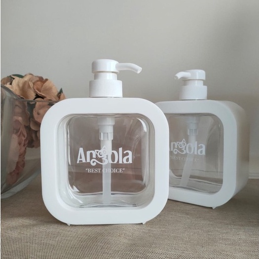 Jual Botol Pump Wadah Dispenser Sabun Sampo Cair Isi Ulang Bening ...