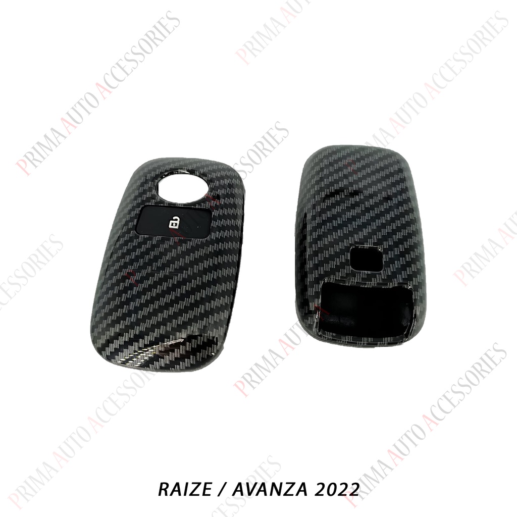 Jual Casing Kunci Remote Mobil Carbon Fiber - Toyota RAIZE / ROCKY ...