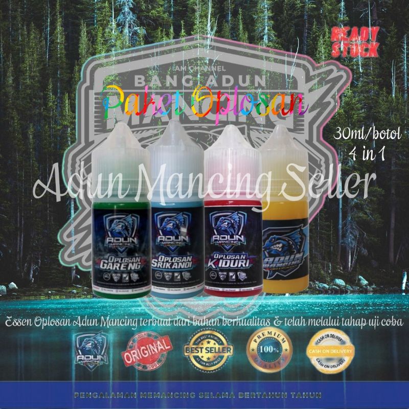Jual Paket Essen Gareng Srikandi Kiduri Semar Adun Mancing 30ml (Gareng ...