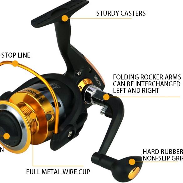 Jual REEL PANCING SPINNING EK SERIES 12 BEARING RELL PANCING MURAH REEL ...