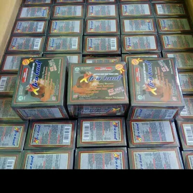 Jual Kapsul XTRA KUAT Asli Original harga untuk 1 saset | Shopee Indonesia