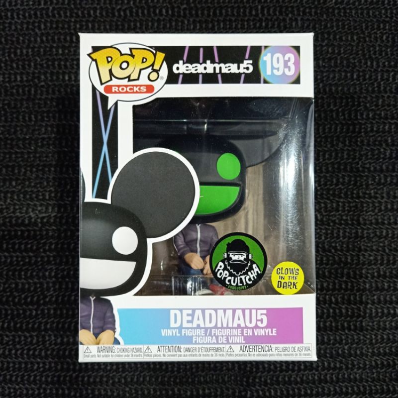 Jual Funko Pop! Rocks : Deadmau5 #193 (GITD) (Popcultcha Exclusive) | Shopee Indonesia
