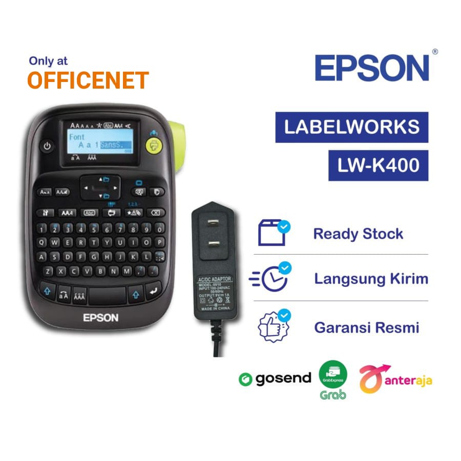 Jual EPSON LabelWorks LW-K400 Label Printer LWK400 LW K400 | Shopee ...