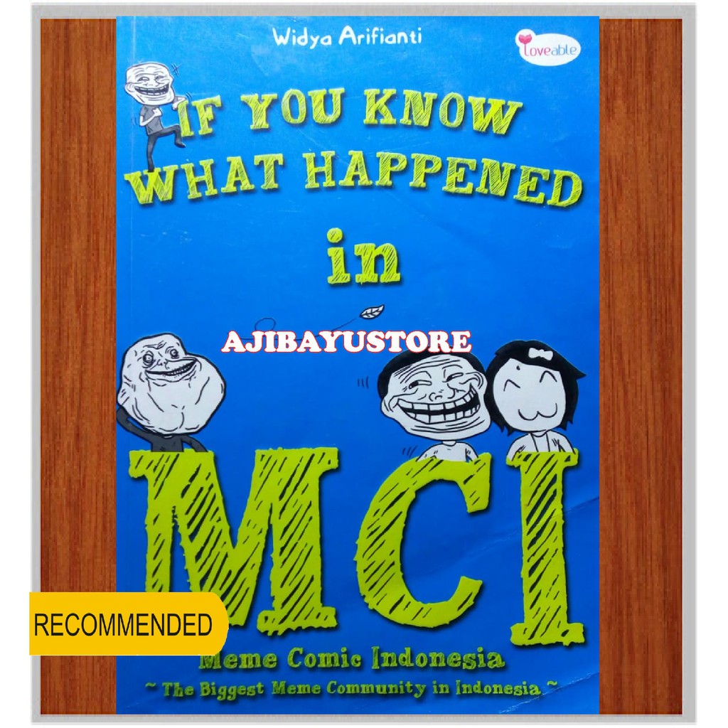 Jual Buku If You Know What Happened In MCI Meme Comic Indonesia Widya ...