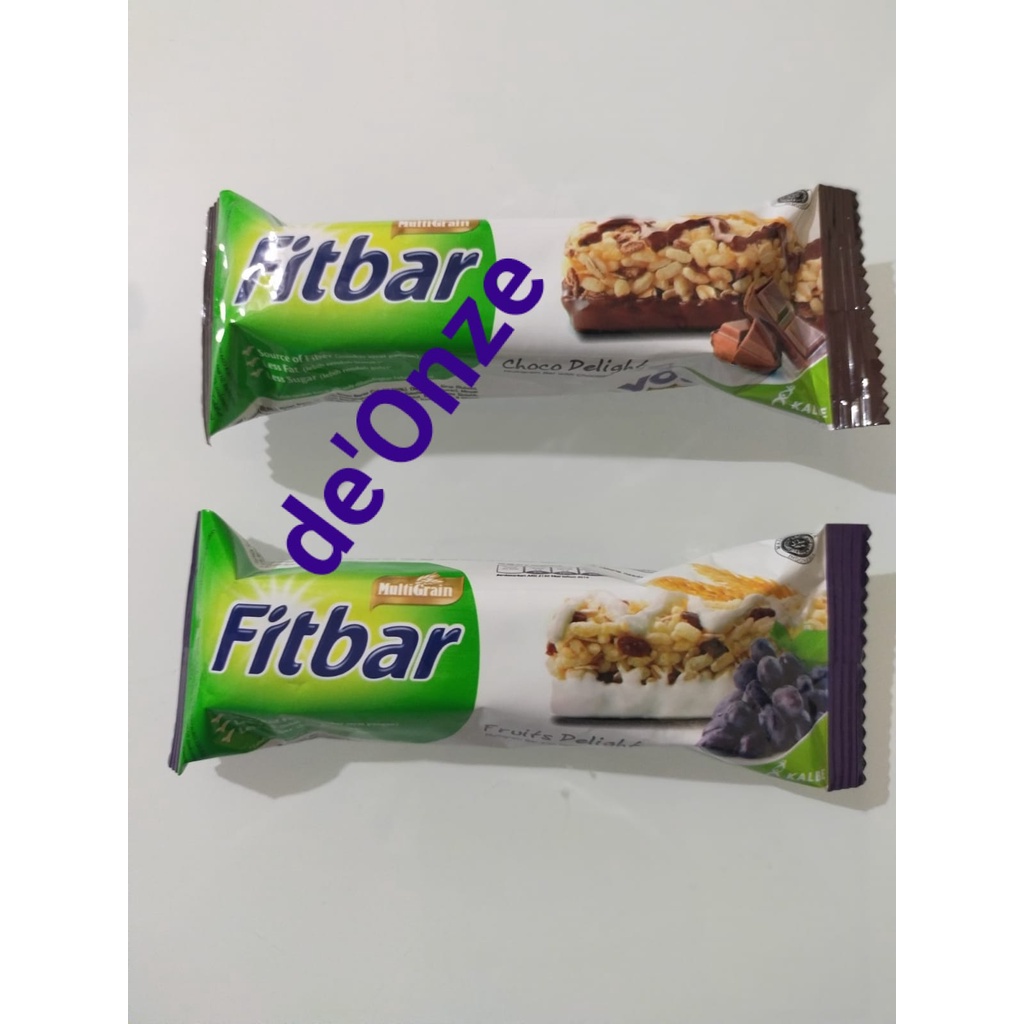 Jual Fitbar Multigrain Choco Delight/Nuts Delight/Fruit Delight 22gr ...