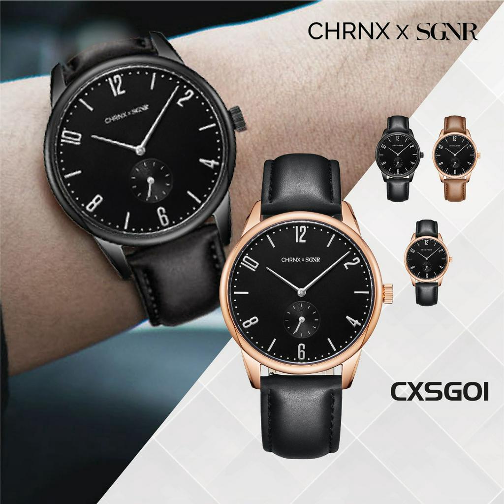 Jual Jam Tangan Pria Kulit Fashion Anti Air Original Leather Chronox ...