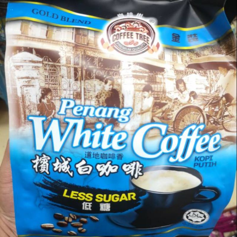 Jual PENANG WHITE COFFEE TREE LESS SUGAR 15*40 GR KOPI PUTIH RENDAH ...