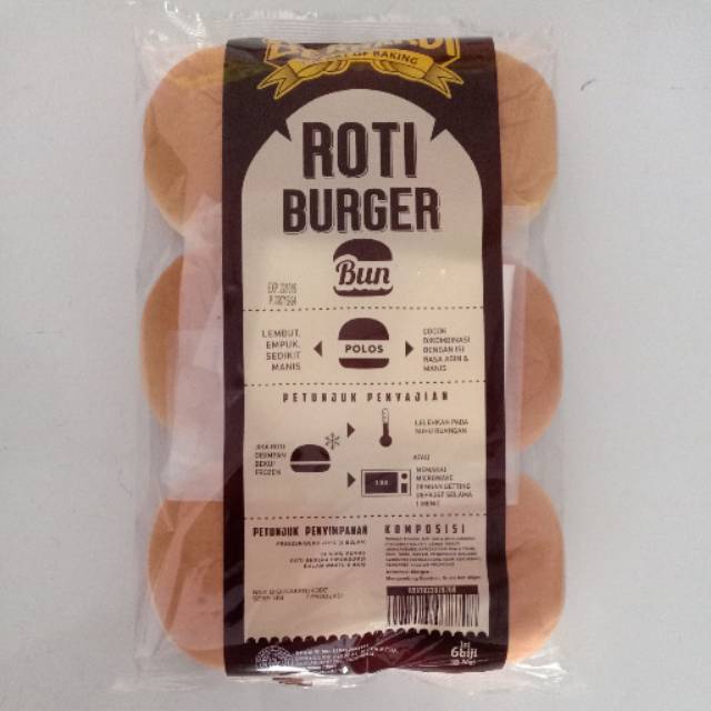 Jual BERNARDI roti burger polos isi 6 | Shopee Indonesia