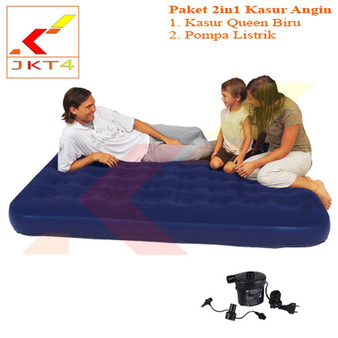 Jual Kasur Angin Queen + Pompa Listrik (Bestway) | Shopee Indonesia