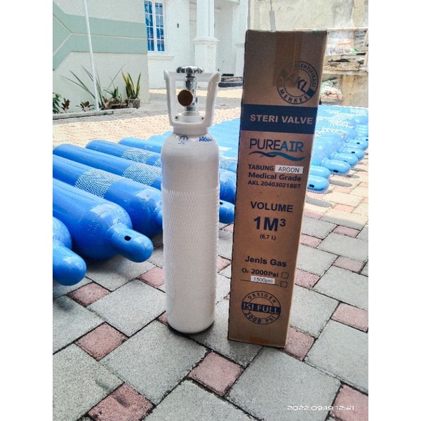 Jual Tabung Argon 1m³ (Baru) sudah isi gas Argon | Shopee Indonesia