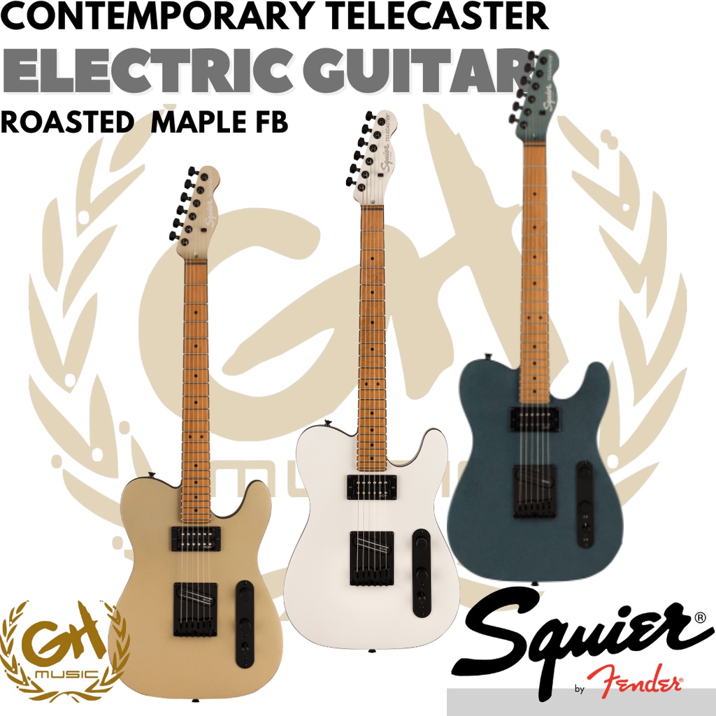 Jual Squier Contemporary Telecaster, Roasted Maple FB - Gitar Elektrik | Shopee Indonesia