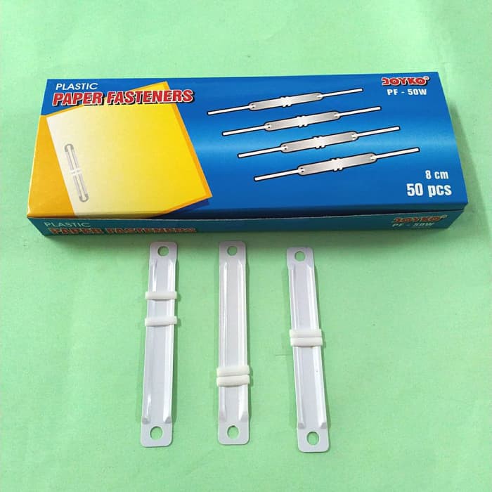 Jual Paper Fasteners Plastic Joyko PF-50W | Shopee Indonesia