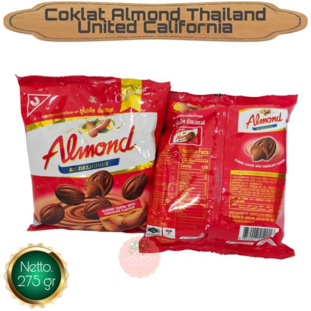 Jual Coklat Almond Thailand United California | Shopee Indonesia