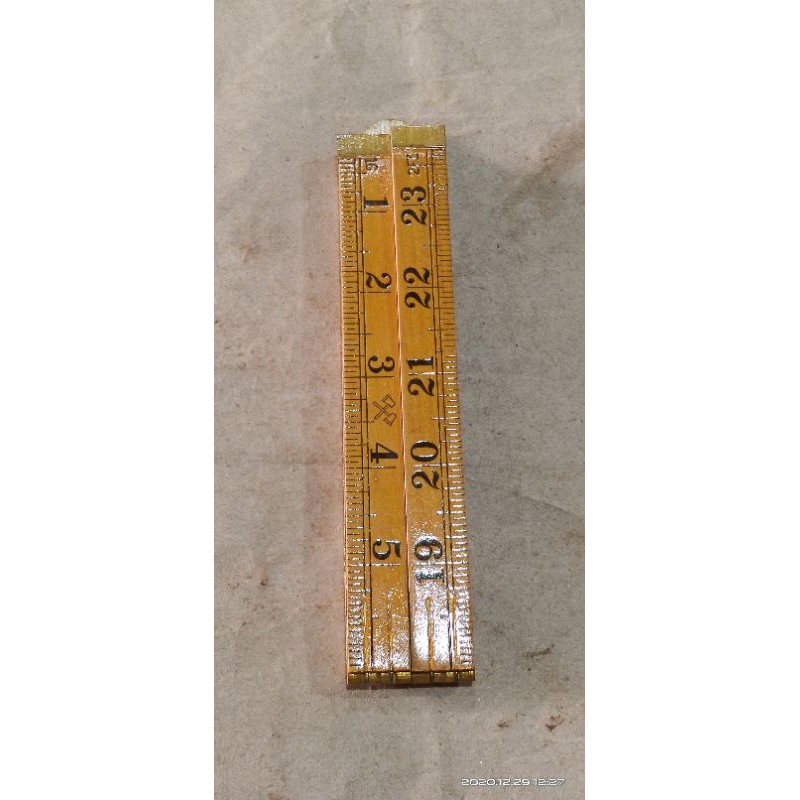Jual Meteran Kayu Lipat 4 Panjang 60 cm. Merk Two Axe Brand. Made in ...