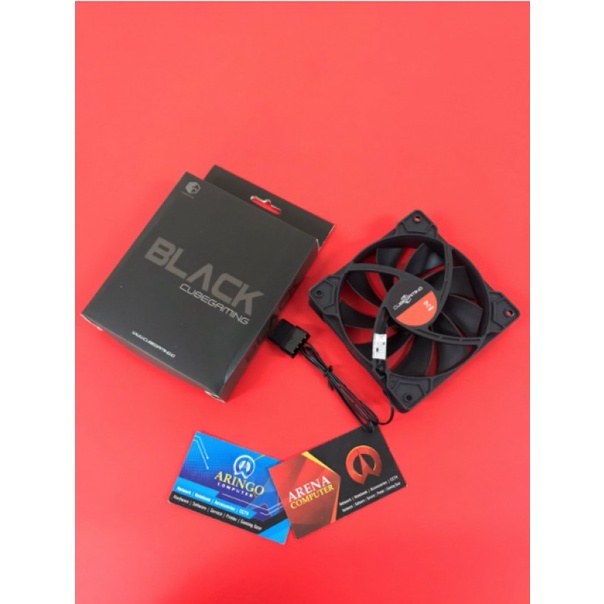 Jual Hardware PC Cube Gaming FAN BLACK (Hydro Bearing) 12CM | Shopee ...