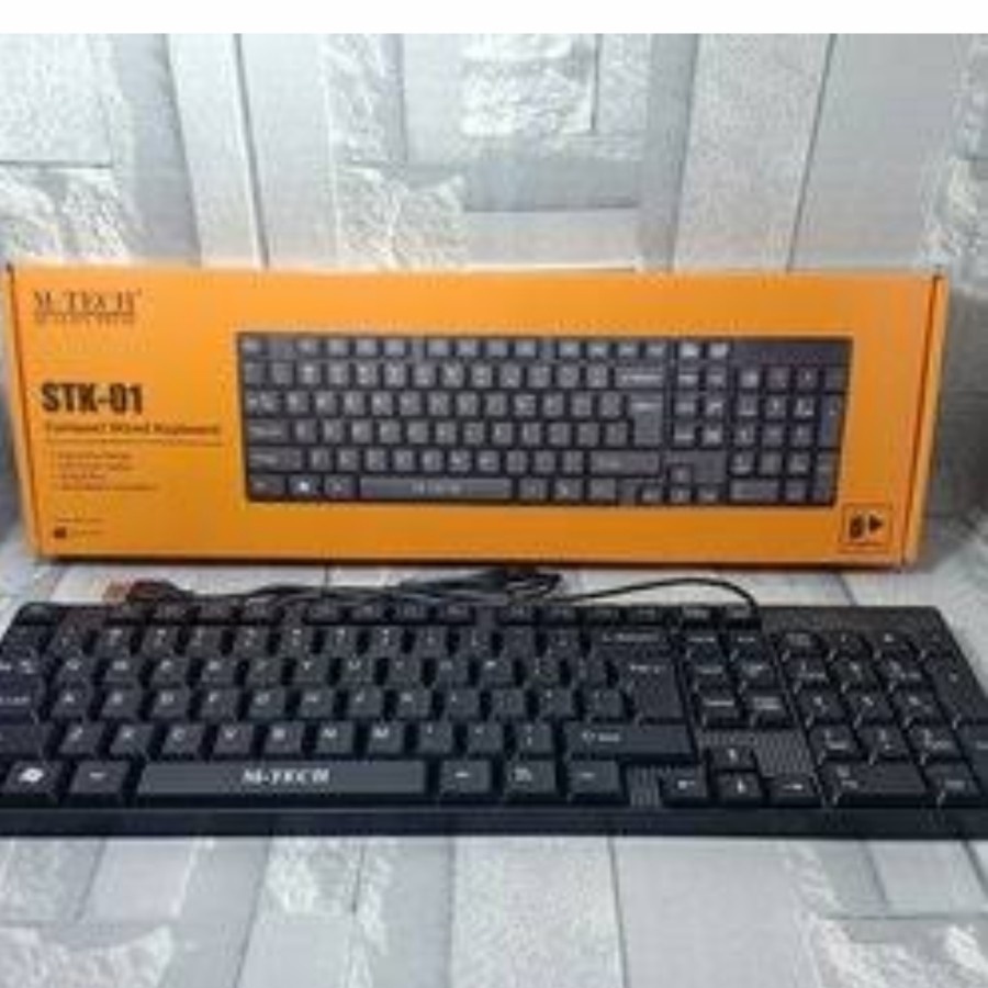 Jual KEYBOARD USB MTECH STK01 STANDAR USB | Shopee Indonesia