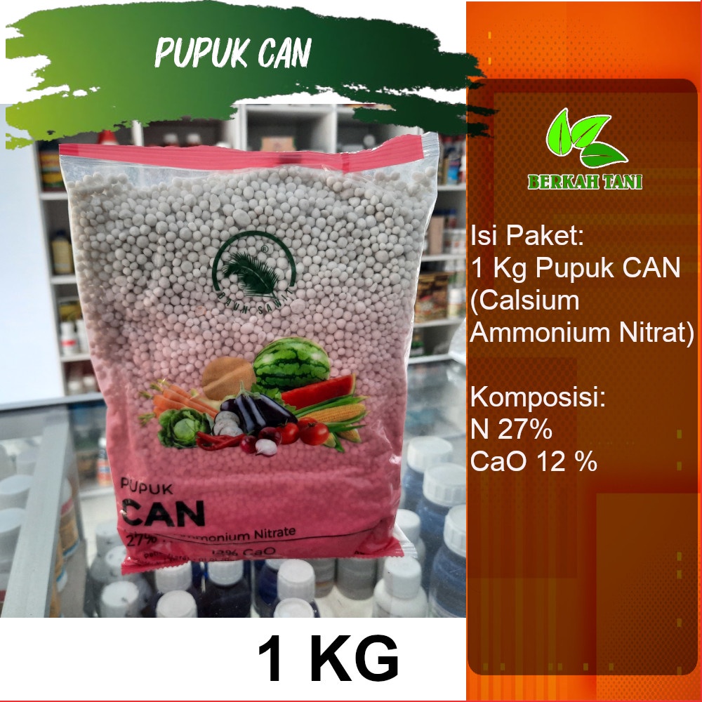 Jual Pupuk Kalsium Nitrat Pupuk CAN Daun Sawit 1 Kg | Shopee Indonesia