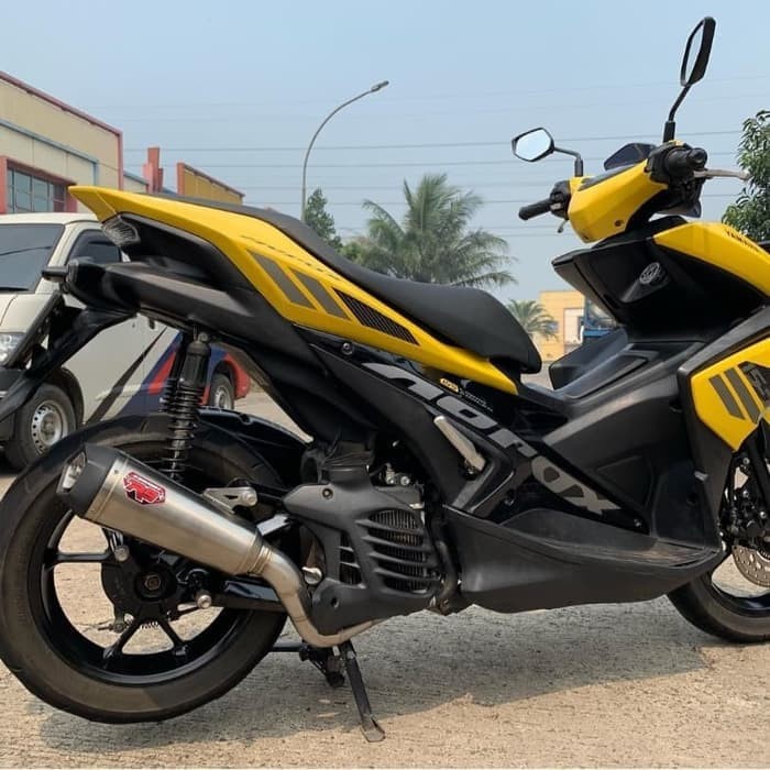 Jual KNALPOT AEROX 155 R9 ALPHA SERIES FULL SYSTEM ORIGINAL R9 KNALPOT ...