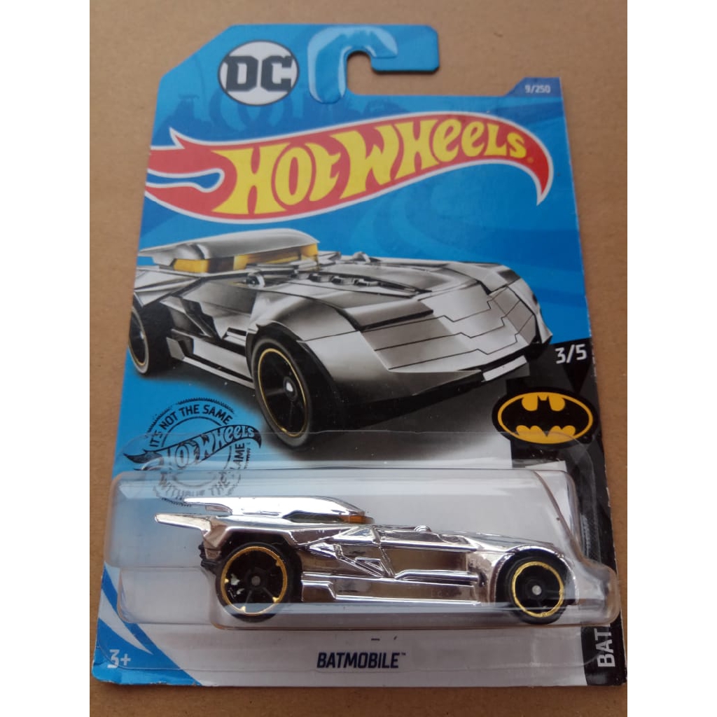Jual Hot Wheels - Batmobile Chrome DC Batman Yellow Tires | Shopee ...